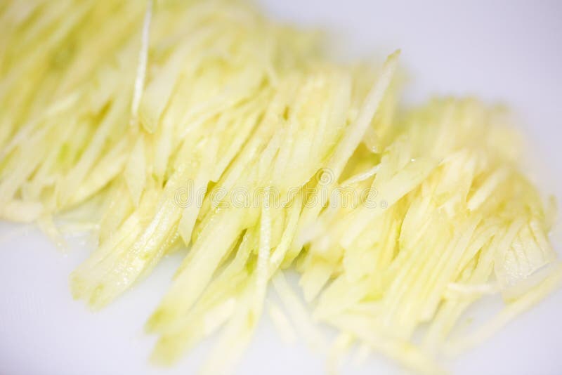 Cucumber Cut into Small Strips Stock Image - Image of closeup, healthy ...