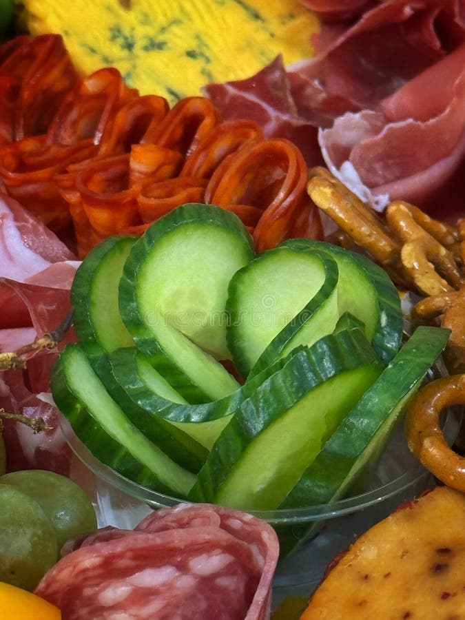 Cucumber on Celebration Grazing Table Stock Image - Image of ...