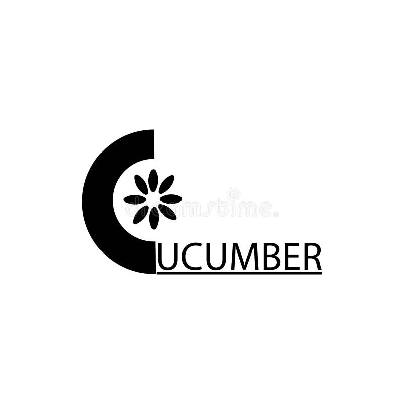 Cucumber icon logo vector stock vector. Illustration of cucumber ...