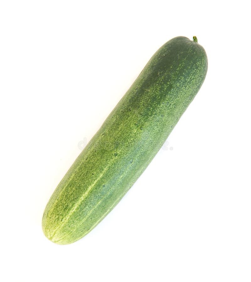 Cucumber Isolated on White Background Stock Photo - Image of white ...