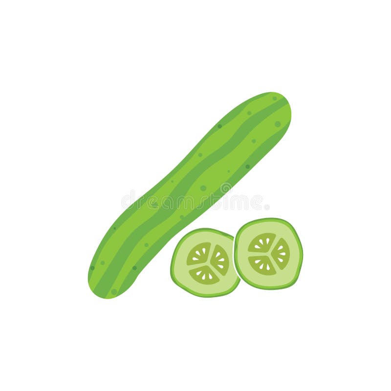Cucumber Logo Vector Icon Simple Illustration Design Stock Vector ...
