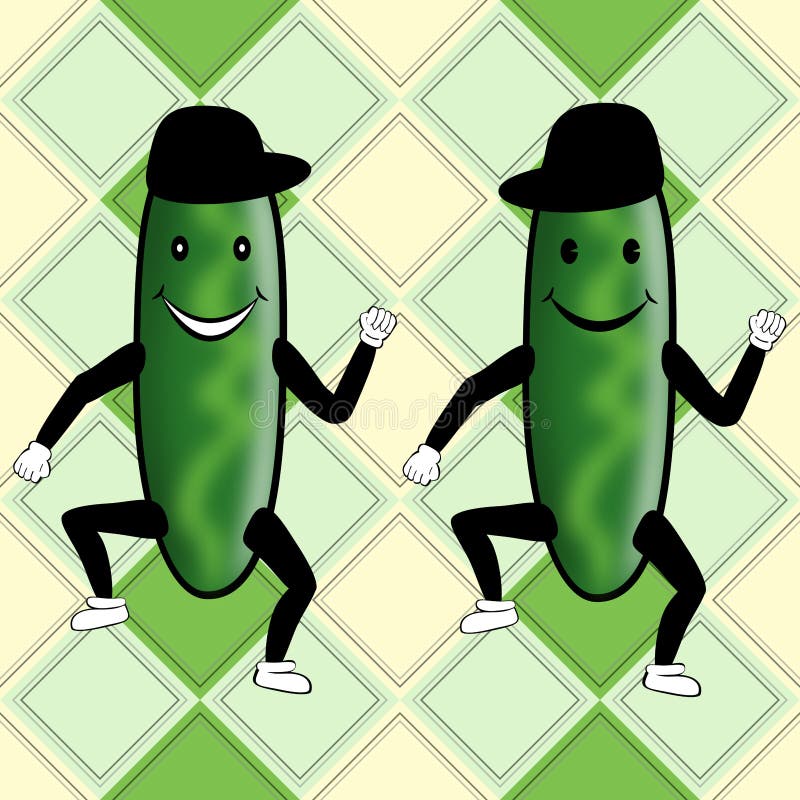 Dancing Pickle Emoticon