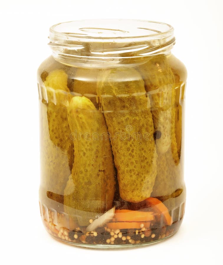 Pickle jar stock image. Image of pickle, isolated, cucumber - 21598057