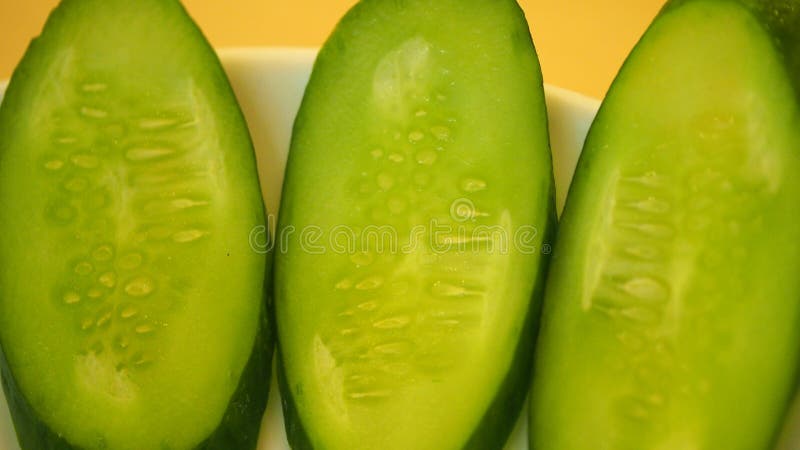 Cucumber on plate stock photo. Image of gourmet, confection - 58800870