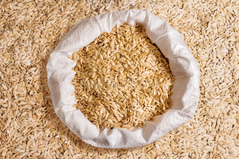 Cucumber Seeds in a Bag. Background Stock Image - Image of cucumber ...