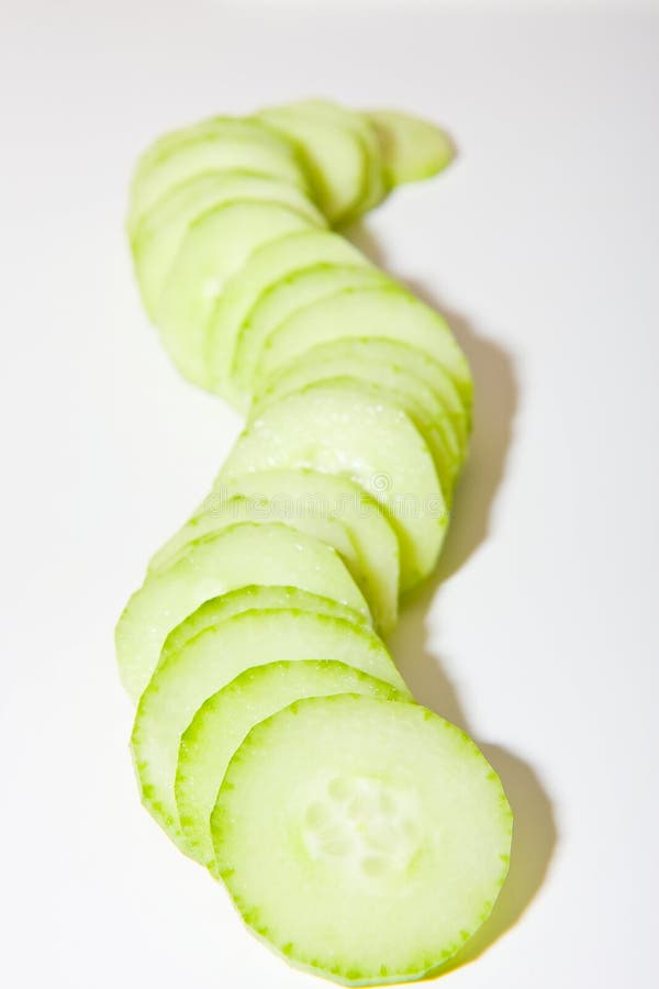 Cucumber Slices stock photo. Image of lunch, healthy, vegetable - 6400388