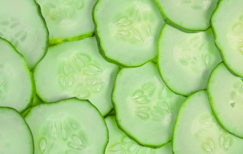 Cucumber Slices Texture Background Stock Photo - Image of green ...