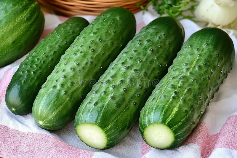 Cucumber Standing Alone See Background Stock Photos - Free & Royalty ...