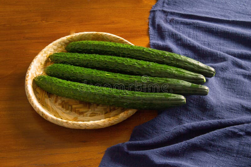 Cucumber on the table stock image. Image of ingredients - 190443067