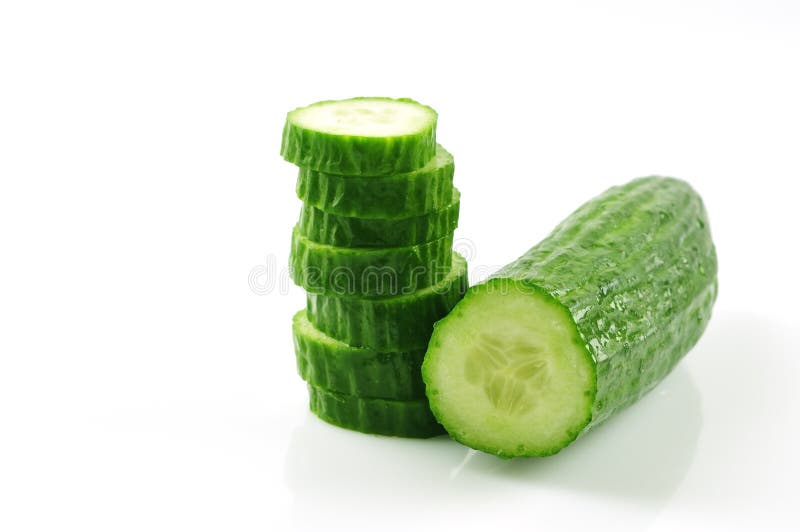 Cucumber Tower stock image. Image of fresh, stacked, food - 7330427