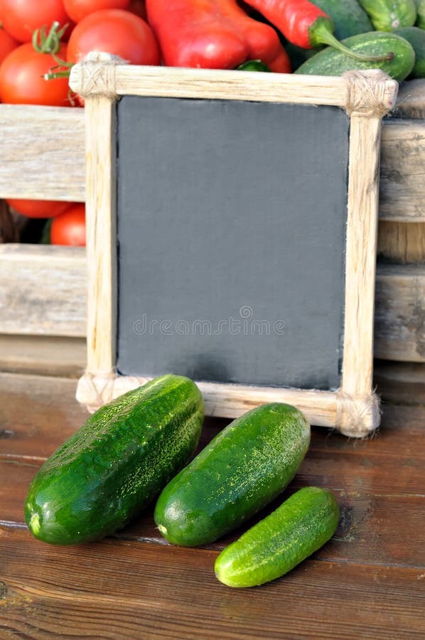 Cucumbers and price stock image. Image of vegetarian - 23486999