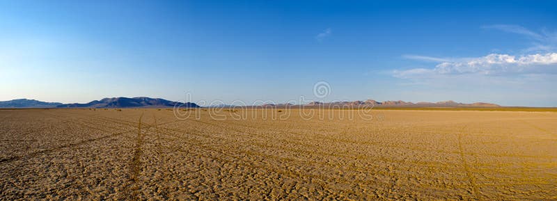 Cuddeback Dry Lake Bed stock image. Image of panorama - 22803817