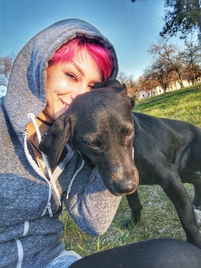 Cuddle buddy stock photo. Image of friend, mammal, horse - 215296996