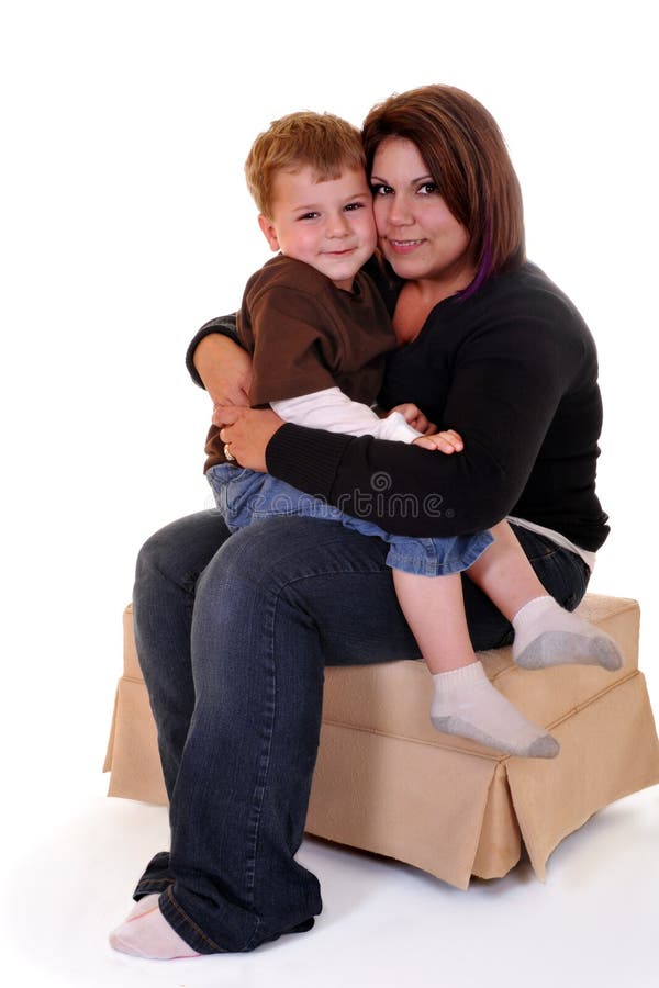 Cuddle Time stock photo. Image of lady, love, small, bonding - 4619664