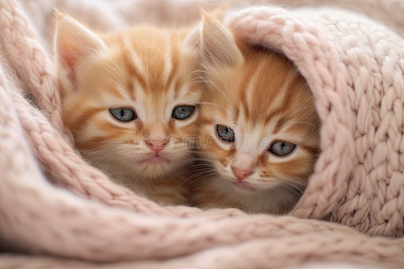 Cuddly Kittens stock illustration. Illustration of animal - 279166310