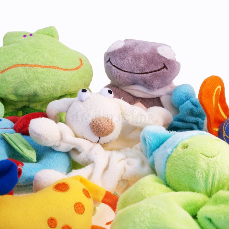 Cuddly toys stock image. Image of baby, soft, orange - 15483321