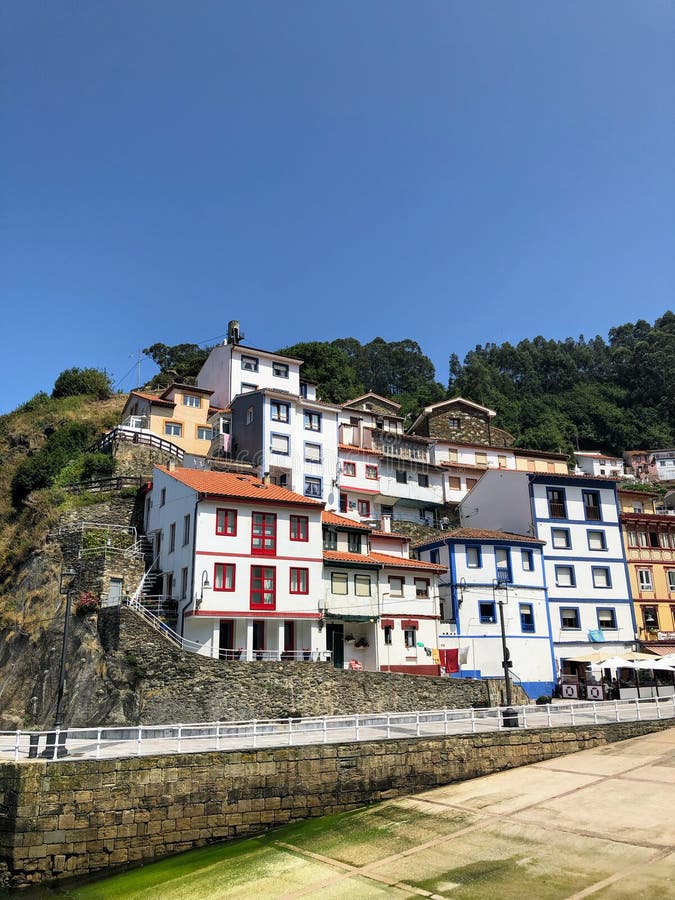 Cudillero stock photo. Image of asturias, spain, pueblo - 154988364