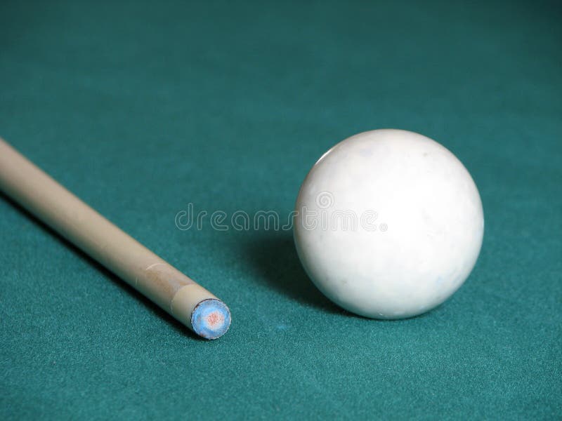 Cue and pool ball stock image. Image of angle, felt, collision - 3021363