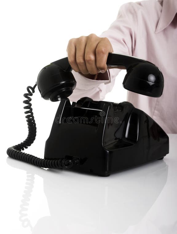Cuelgue el teléfono imagen de archivo. Imagen de belleza - 1943477