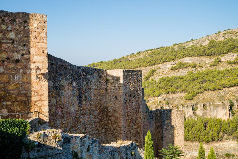 Cuenca Castle stock image. Image of cuenca, walls, urban - 78954739