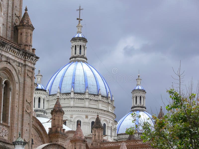Cuenca Cathedral stock image. Image of famous, downtown - 154902277