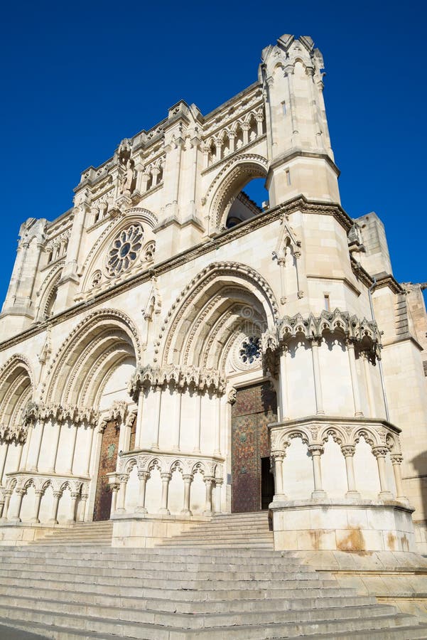 Cuenca Cathedral view stock image. Image of gothic, famous - 168232659