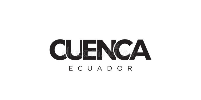 Cuenca in the Ecuador Emblem. the Design Features a Geometric Style ...