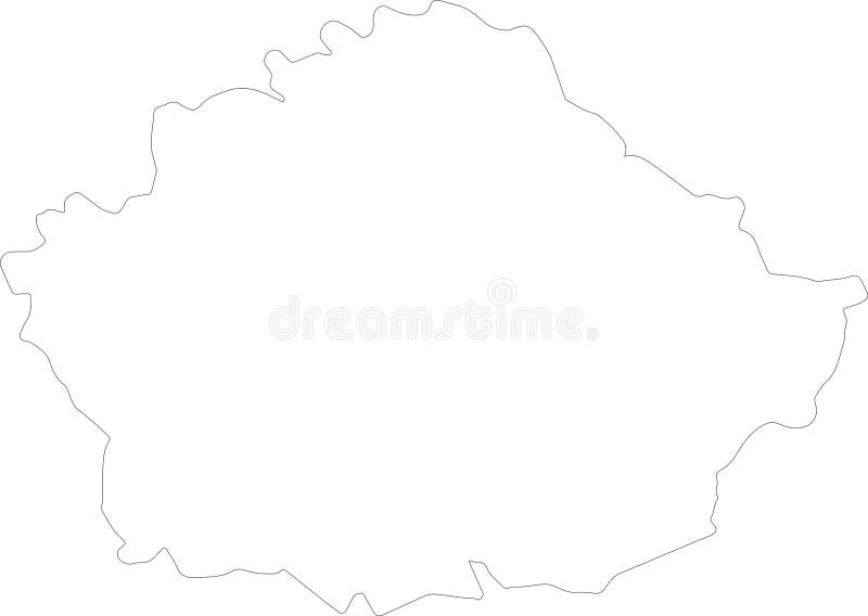 Cuenca Spain outline map stock illustration. Illustration of shape ...