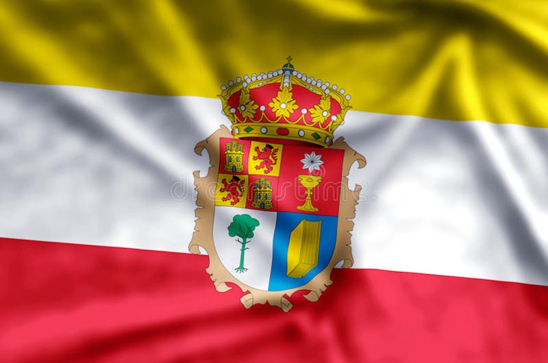 Cuenca flag illustration stock illustration. Illustration of state ...