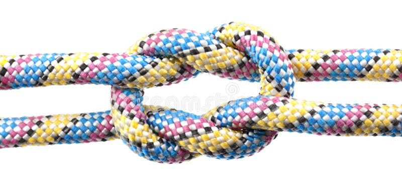 Cuerda con el nudo foto de archivo. Imagen de suave, bucle - 27977432