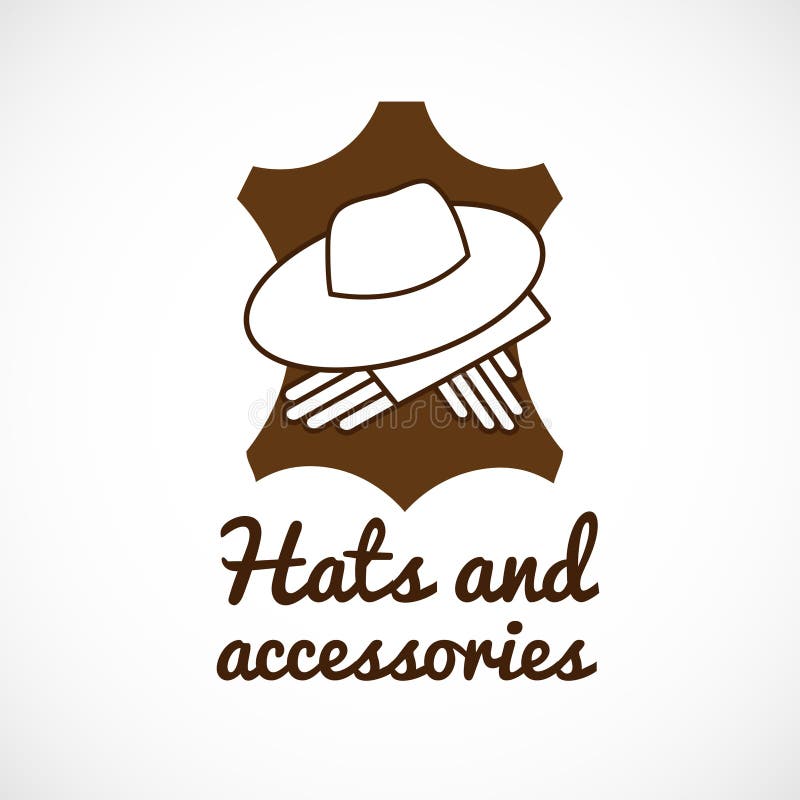 Icono De Cuero Del Esquema Del Vector Del Logotipo Ilustración del ...