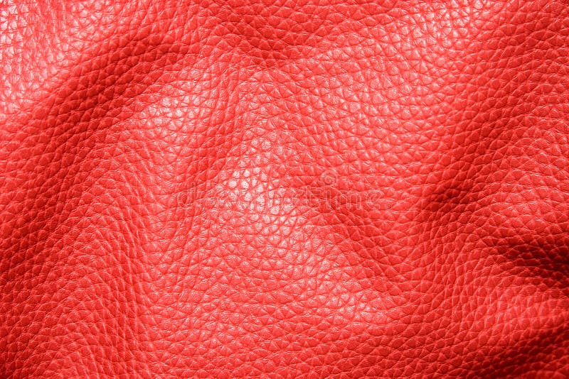 Cuero rojo Rumpled imagen de archivo. Imagen de nivel - 2578029