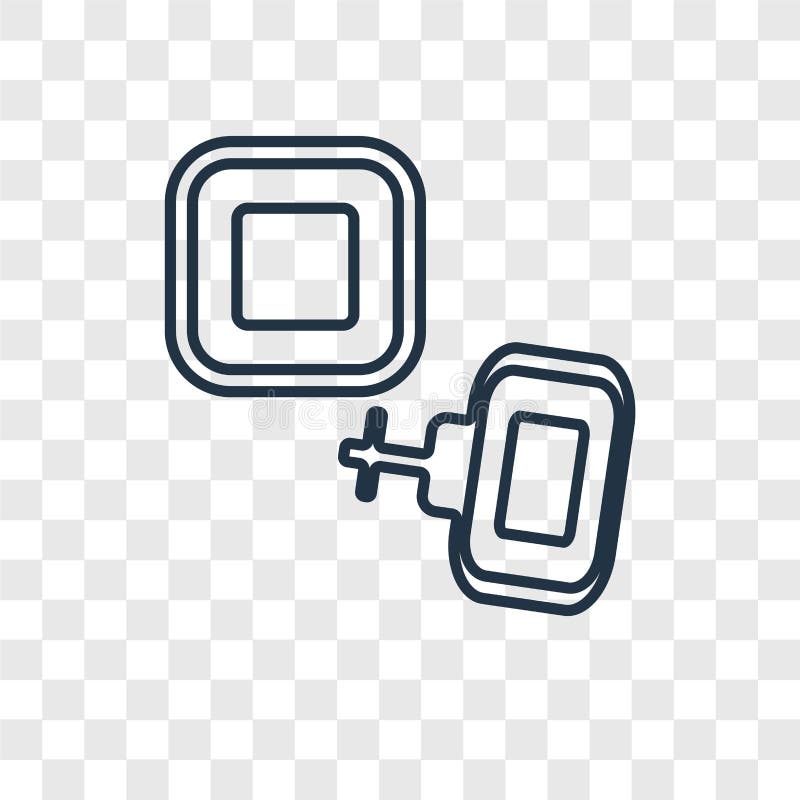 Cufflinks Linear Icon. Modern Outline Cufflinks Logo Concept on Stock ...