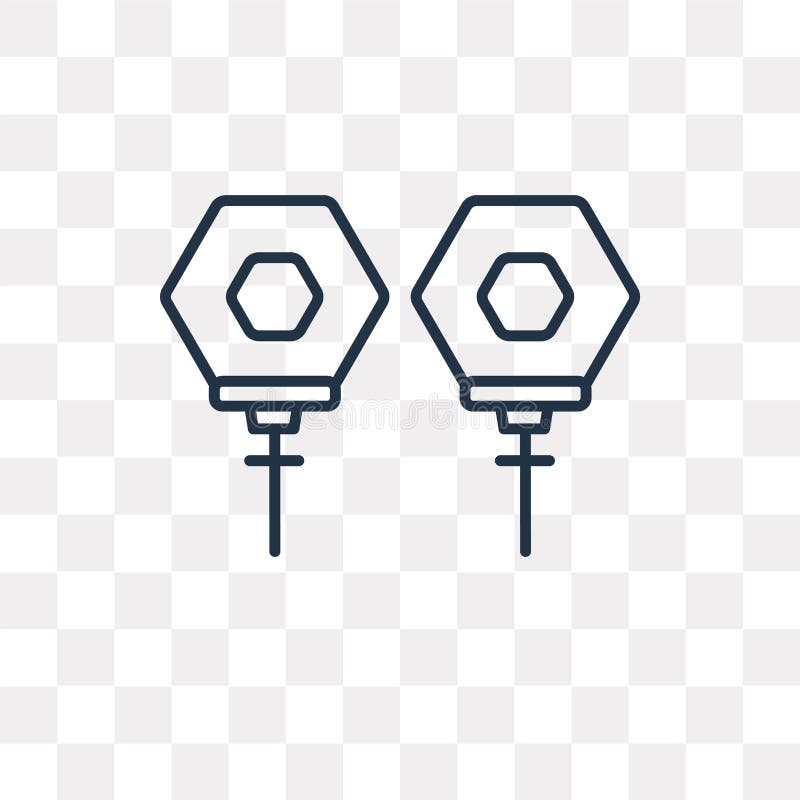 Cufflinks Linear Icon. Modern Outline Cufflinks Logo Concept on Stock ...