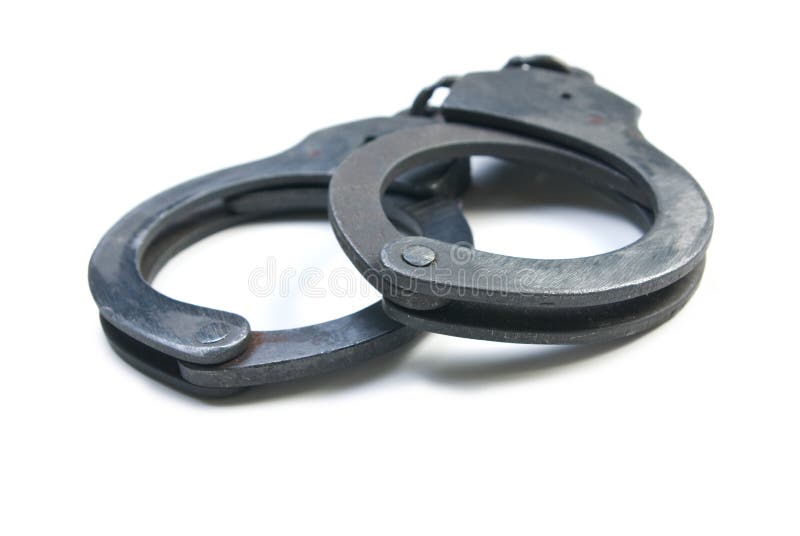 Cuffs stock image. Image of steel, obsolete, shiny, object - 13902555