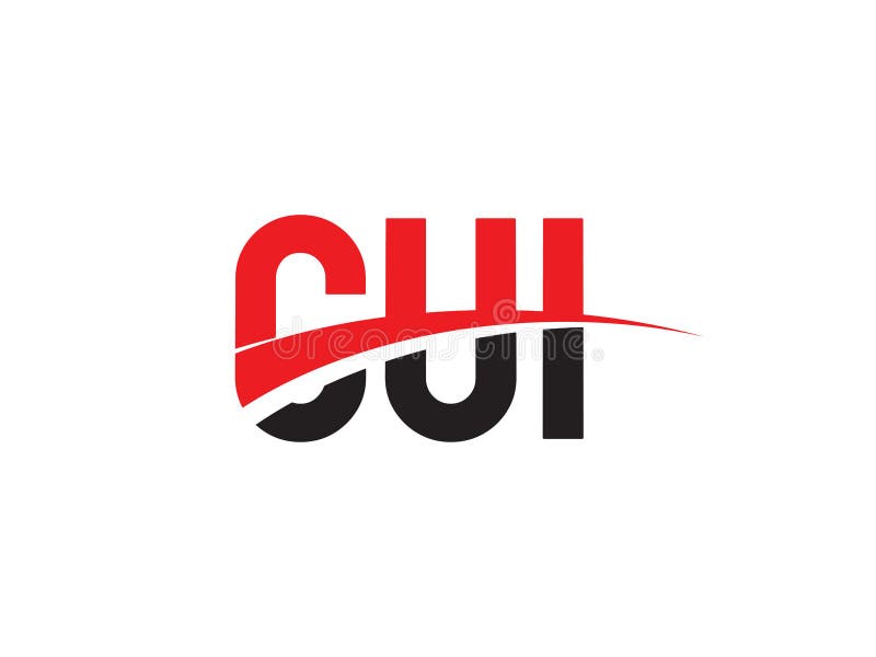 CUI Letter Initial Logo Design Vector Illustration Stock Vector ...
