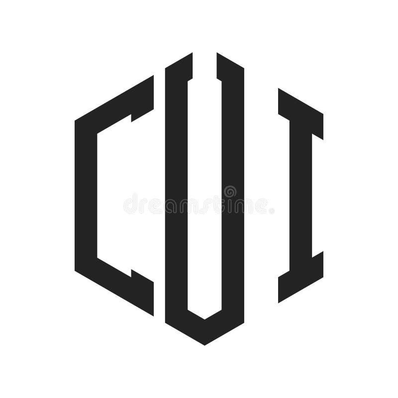 CUI Logo Design. Initial Letter CUI Monogram Logo Using Hexagon Shape ...