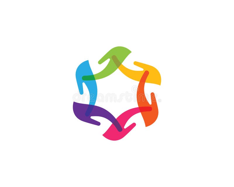 Cuidado Logo Template De La Mano Ilustración del Vector - Ilustración ...