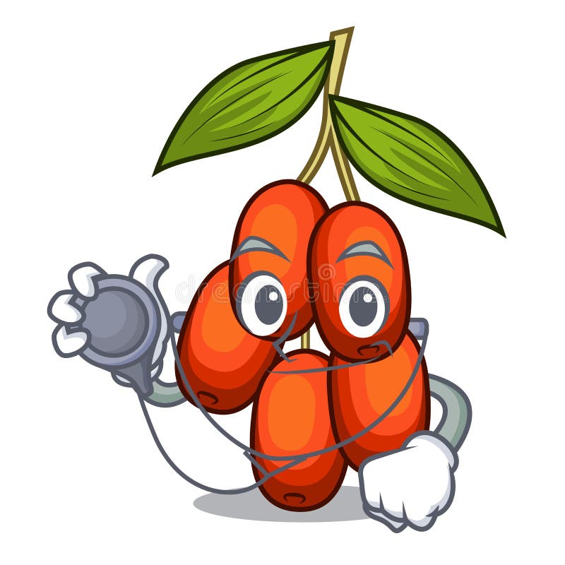 Cuide La Fruta De La Azufaifa En Un Cuenco De La Historieta Ilustración ...