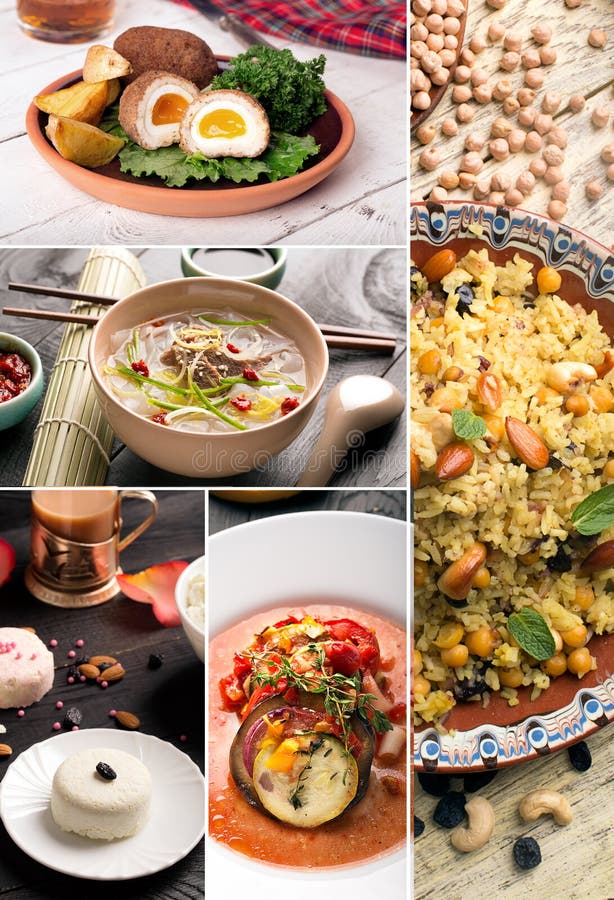 Cuisine of Different Countries Stock Image - Image of sandwich, drink ...