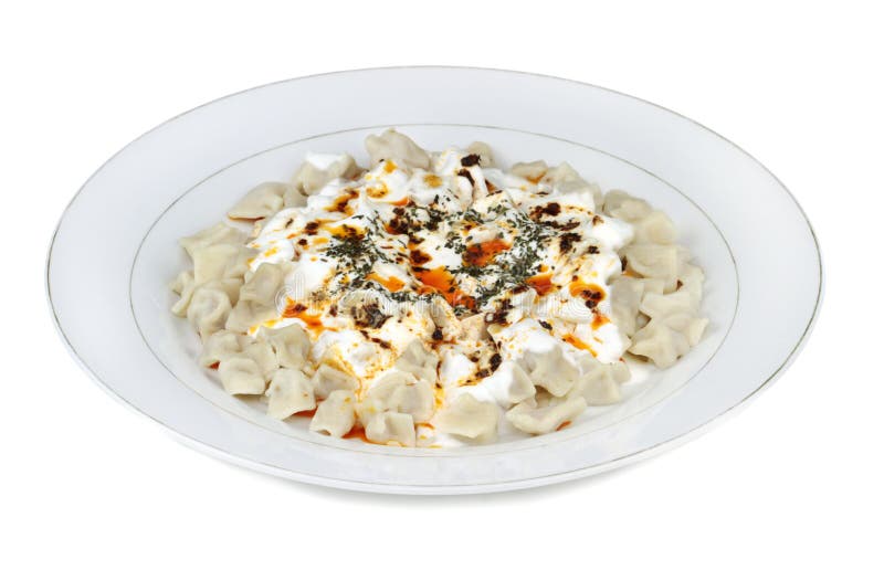 Manti turc porte-plaque image stock. Image du table - 187634663