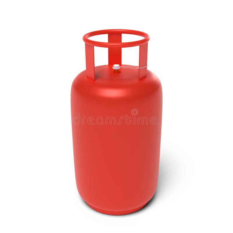 Cuisson Du Rendu Du Cylindre De Gaz 3d Illustration Stock ...