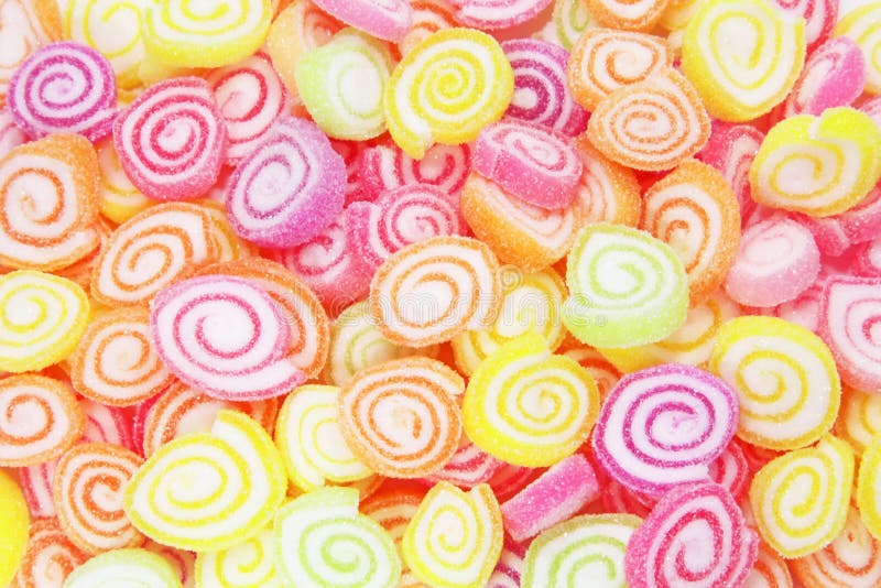 Kolorowy tło cukierek zdjęcie stock. Obraz złożonej z jellyfishes - 8939634