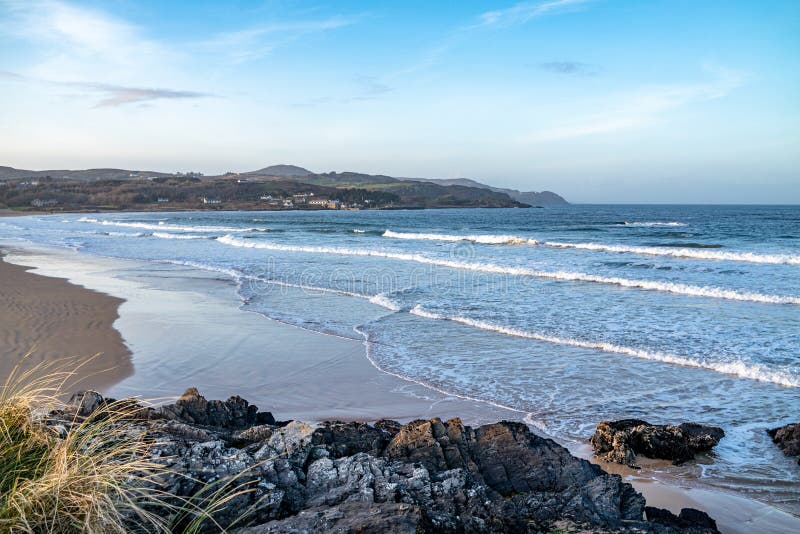 Culdaff Beach, Inishowen Peninsula. County Donegal - Ireland. Stock ...