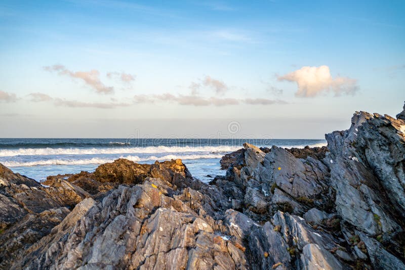 Culdaff Beach, Inishowen Peninsula. County Donegal - Ireland. Stock ...