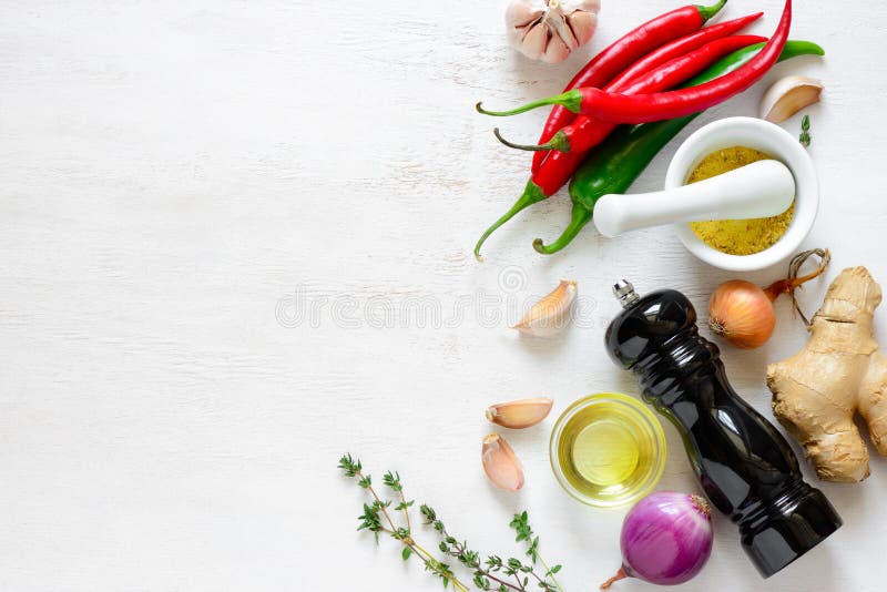 Culinary Ingredients Background Stock Image - Image of cuisine, meal ...