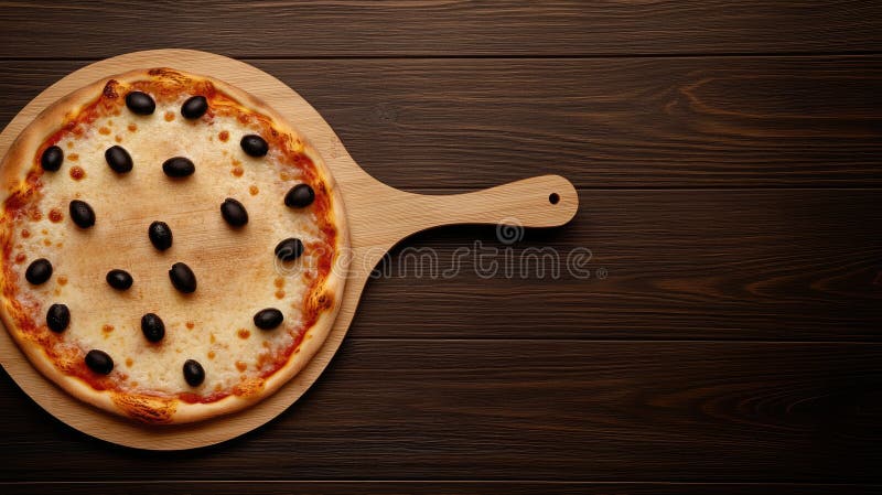 This Culinary Creation Features a Freshly Baked Pizza Adorned with ...