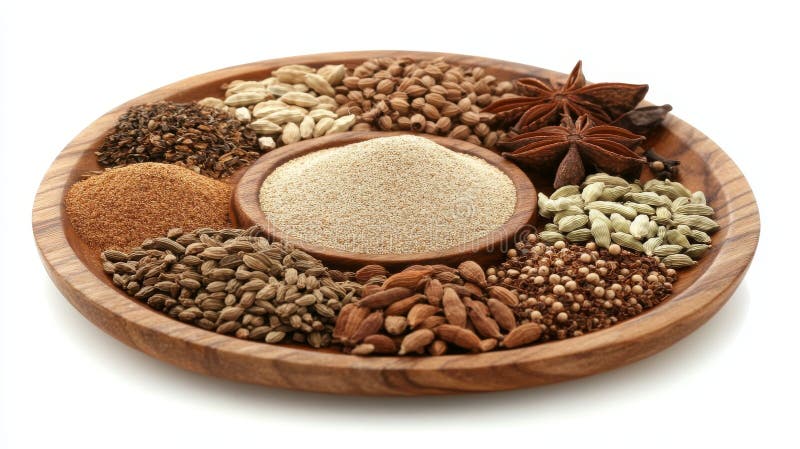 Culinary Delight Assortment Spices Wooden Boxes Stock Photos - Free ...