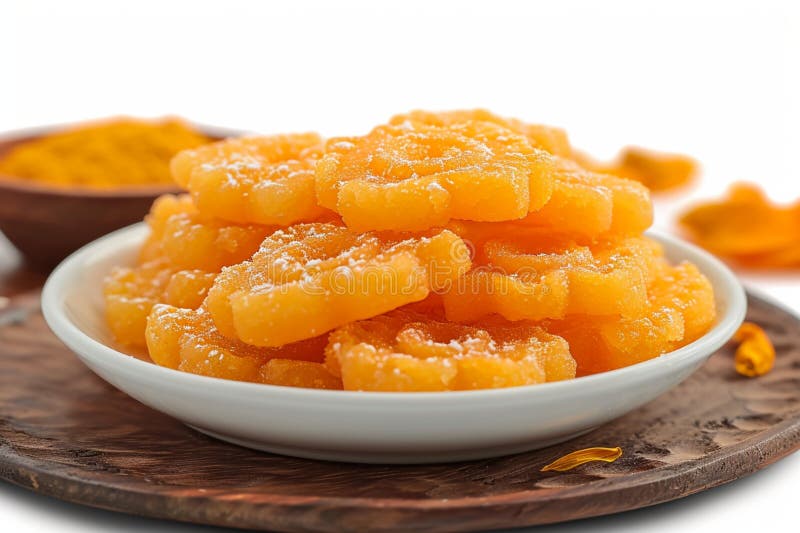 Culinary Delight Naan, an Isolated Serving of Delectable Indian Bread ...