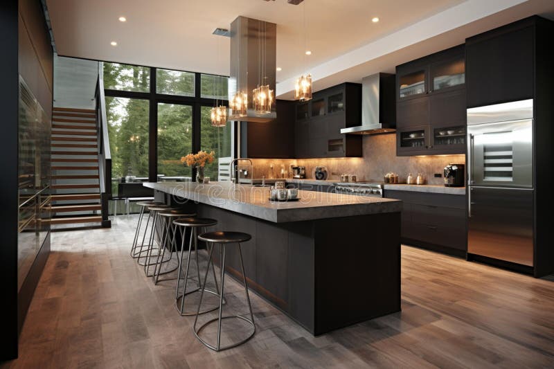 Culinary Elegance the Beauty of a Modern Kitchen Designed for ...